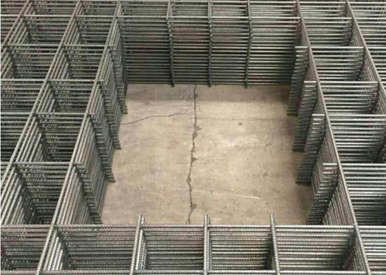 ASTM 185 250mm Deformed 10mm Rebar Mesh Sheets Rectangle SGS Customized