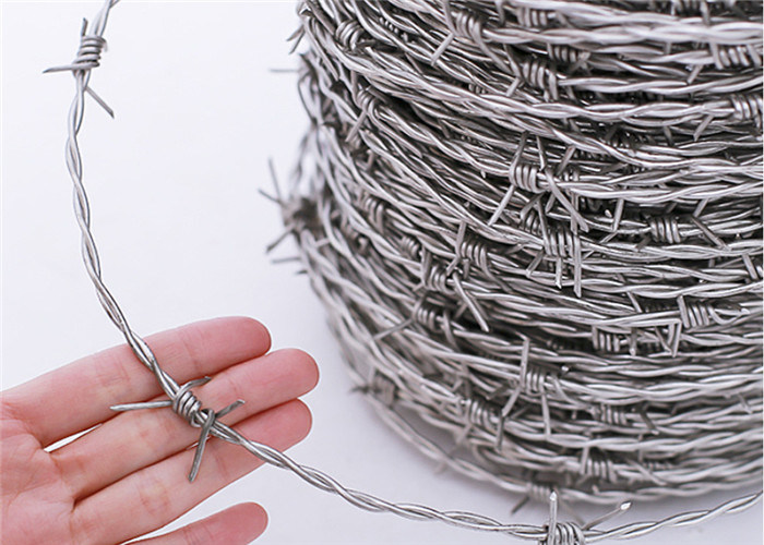 Us Standard Galvanized Barbed Wire 4 Points 5" Spacing Class 1