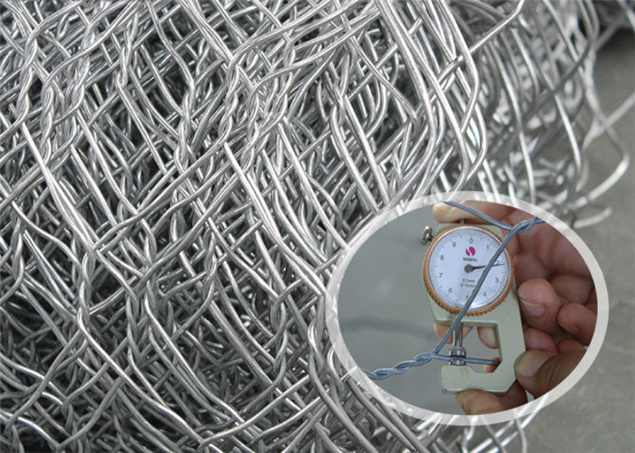 4x2x0.3 Hexagonal Hole Galfan Gabion Box Znal Coated Iron Wire Mesh ...