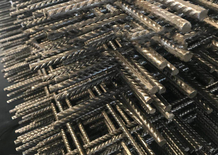 HBGB Concrete Reinforcement Welded Wire Mesh 6 Gauge 250mm Ribbed Steel Bar