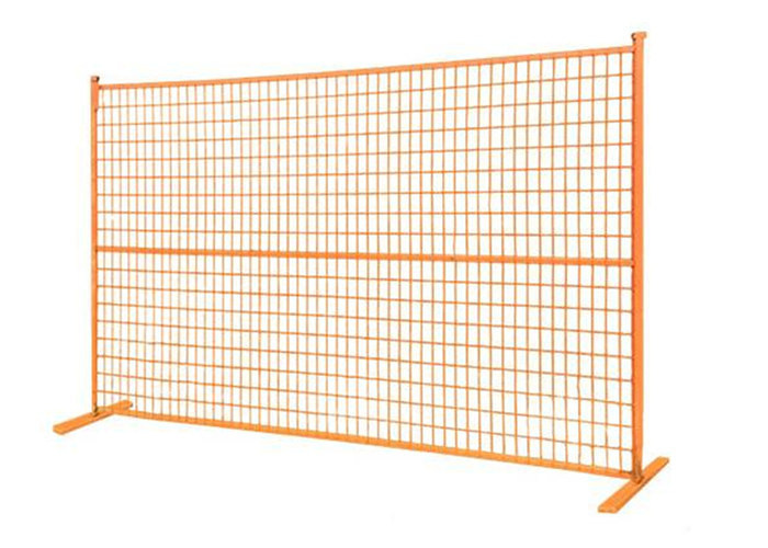 ISO 9001 Temporary Construction Site Security Fencing Panel 6ft×10ft 2x4''