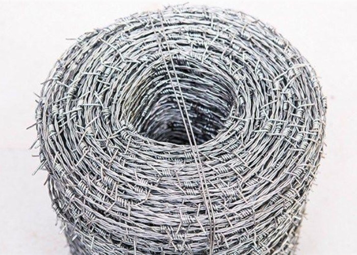 Sharp Edge 3'' Electro Galvanized Barbed Wire 2 Strand