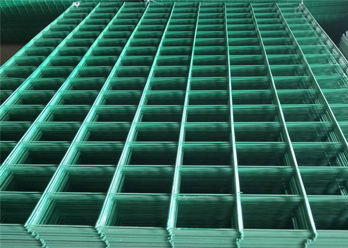 Green White Color 2mm Steel Weld Mesh Panels Pvc Coated Pre Galvanized ...