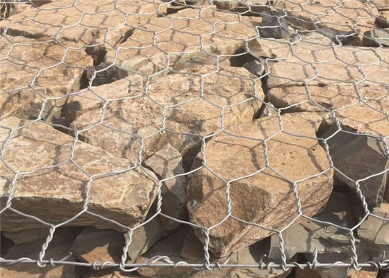 4m X 2m X 0.3m Gabion Stone Cage Hot Dipped Galvanized Iron Steel
