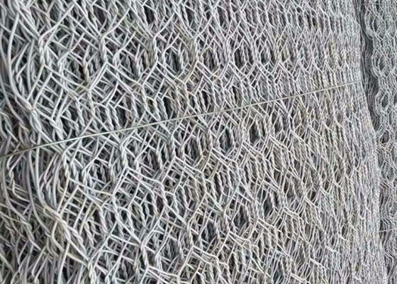 2x1x1m Hex Welded Galvanized Gabion Box Al Coated 2.2mm Tie Wire